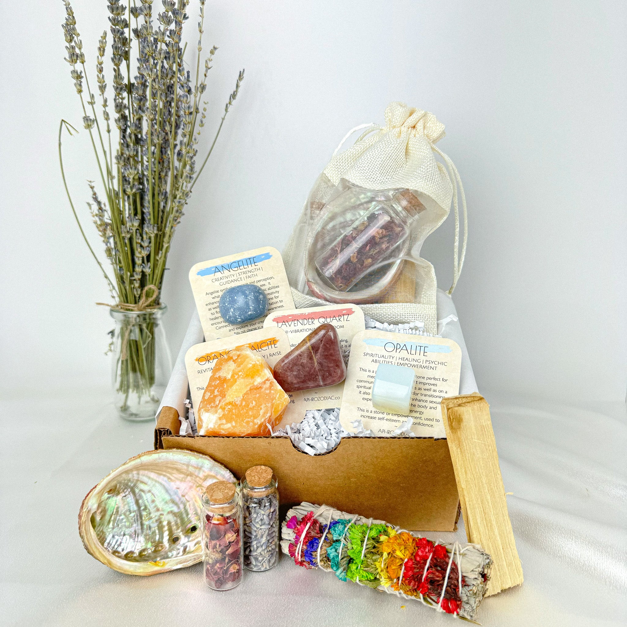 Aquarius Crystal Set for Motivation & Determination - Includes Aura Cl ...