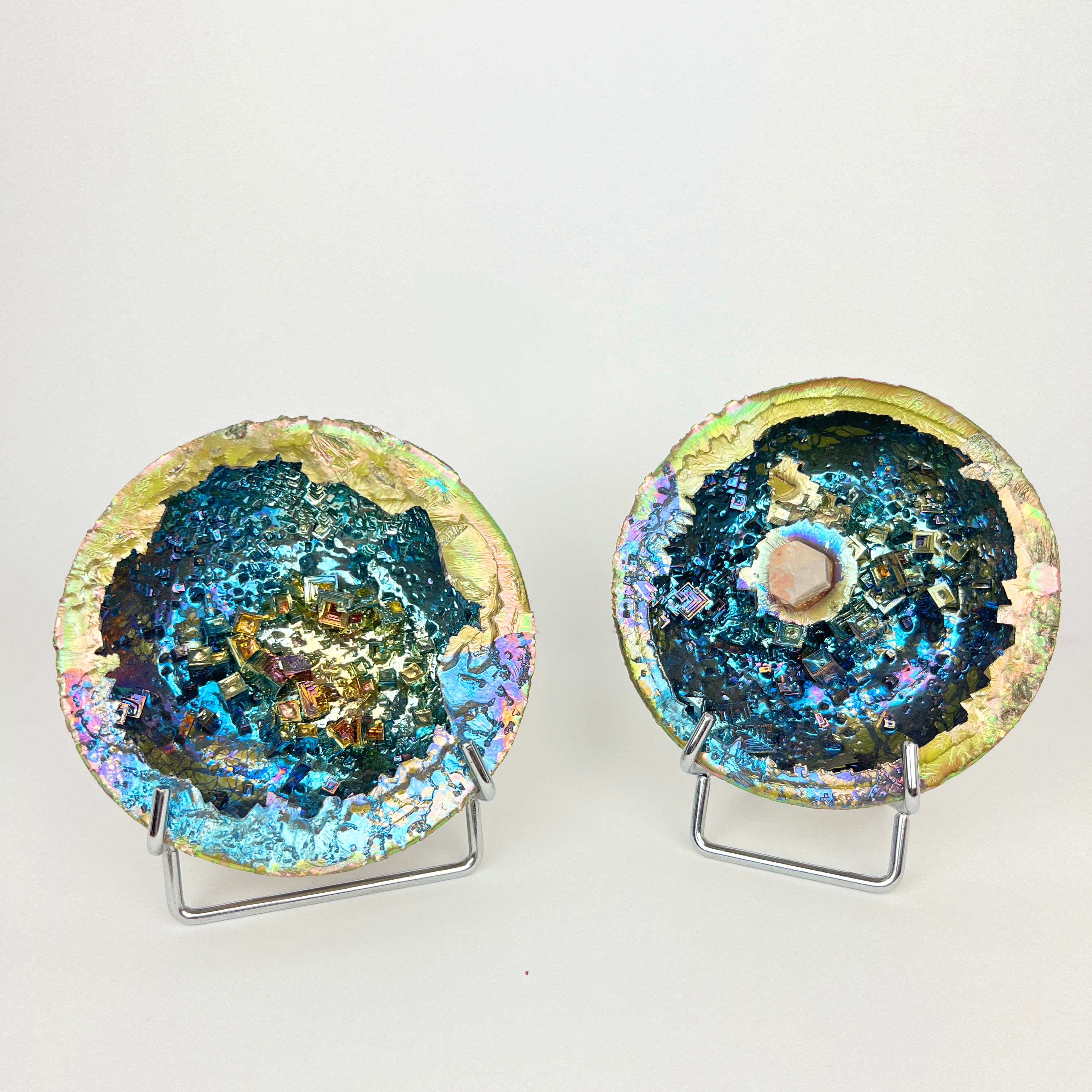 Bismuth Crystal Plate – AphroZodiac