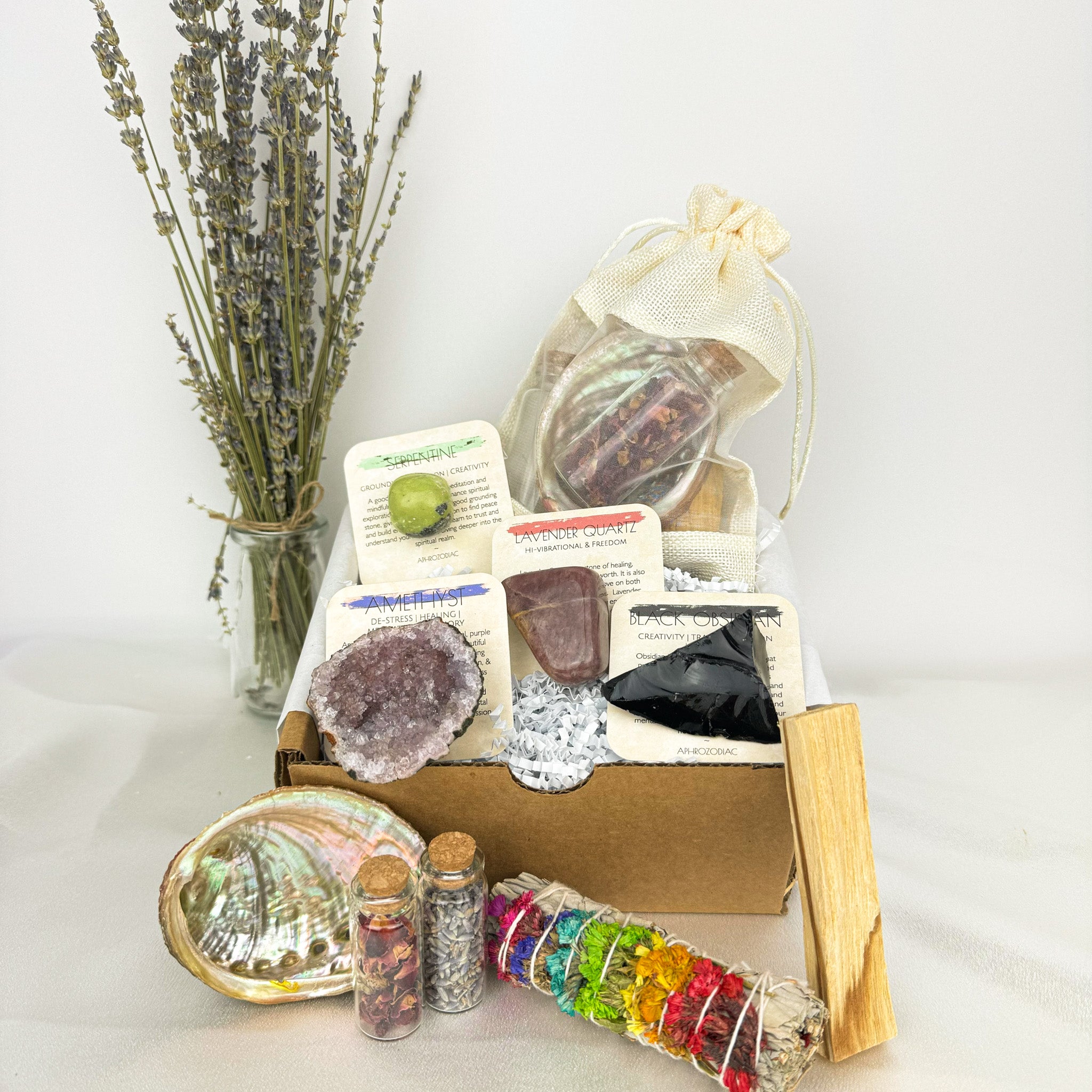 Sagittarius Crystal Set for Focus & Freedom - Includes Aura Cleansing ...